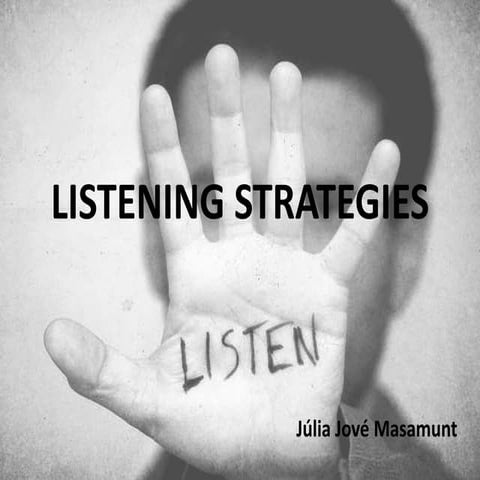 Listening strategies | PPT