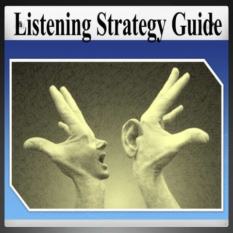 Listening strategy guide | PPT