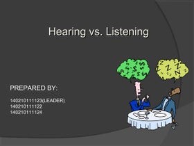 Listening skills | PPT