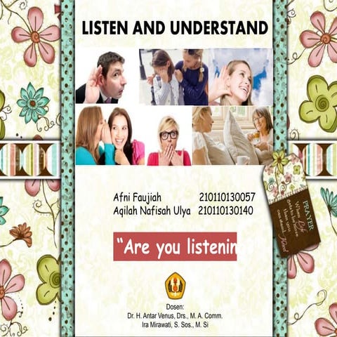 Listen & Understand | PPTX