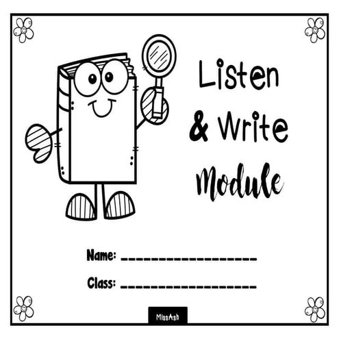 Listen & Write module For Level One Students | PPT