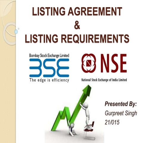 Listing agreement and Listing Requirements | PPTX