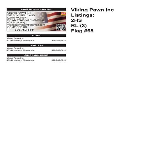Listings viking pawn inc | PDF