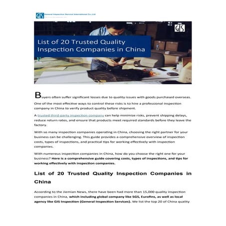 List of 20 Trusted Quality Inspection Companies in China.pdf