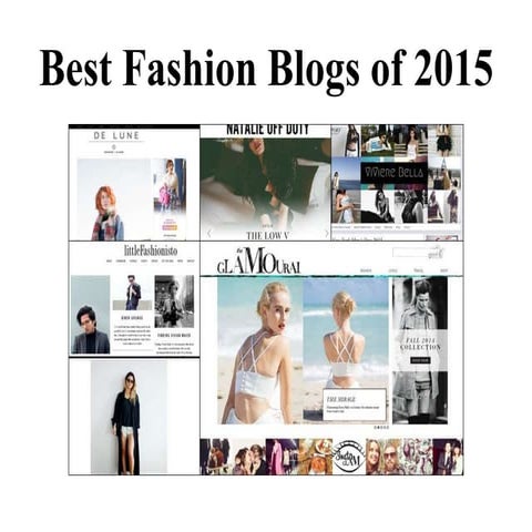 List of 30 best fashion blogs | PPT