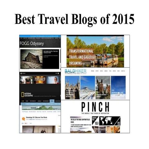 List of 30 best travel blogs | PPT