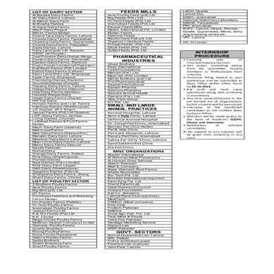 List of companies (1) | DOCX