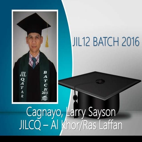 JIL12 Graduates (Batch 2016) | PPSX