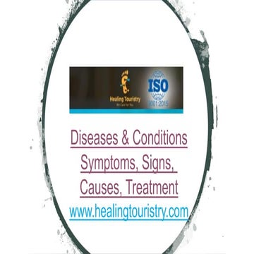 List of most common diseases and conditions information | PPT