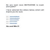 List of motivational videos | PDF