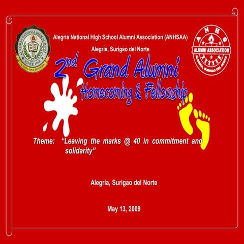 2nd ANHS alumni homecoming | PPTX
