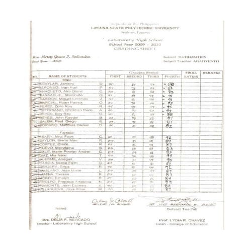 List of respondents | DOCX