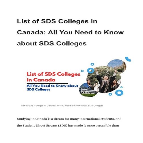 List of SDS Colleges in Canada_ All You Need to Know about SDS Colleges.pdf