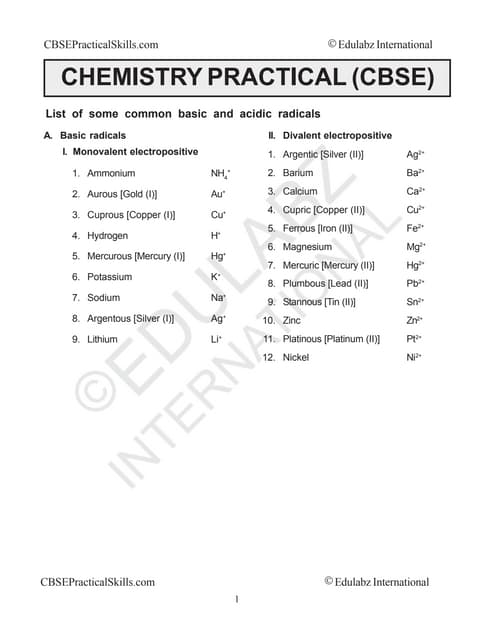 Colour Of Substances | PDF