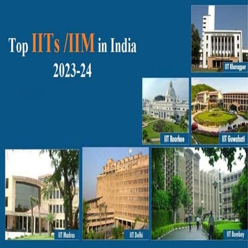 List of Top IITs IIM in India 2023 – Select from the Best.pptx