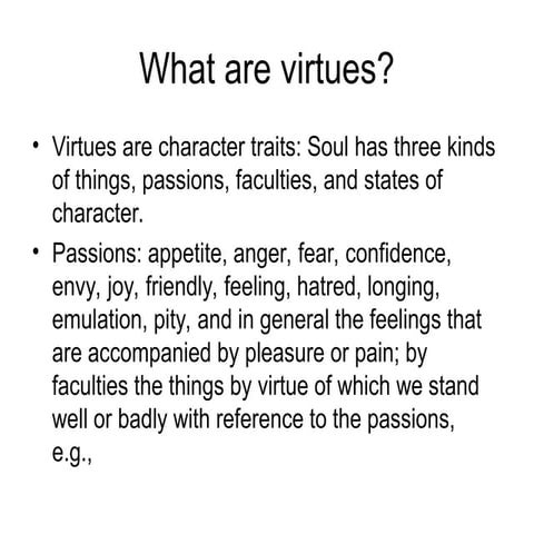 List Of Virtues.pptttttttttttttttttttttttttttttttt | PPT