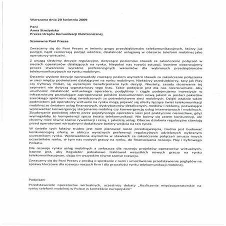 List otwarty | PDF