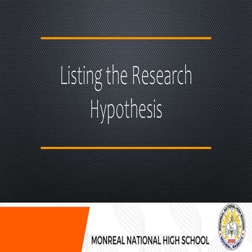 List research hypothesis_Practical Research.PPTX