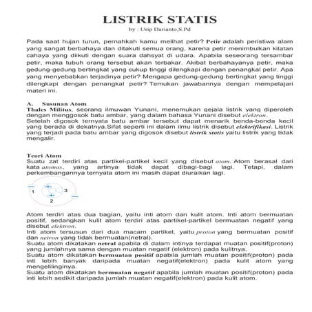 Listrik statis | PDF