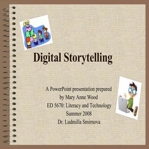 Lit And Tech Digital Storytelling Ppt | PPT