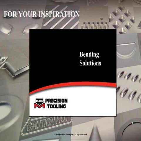 Lit01311 bending solutions | PDF