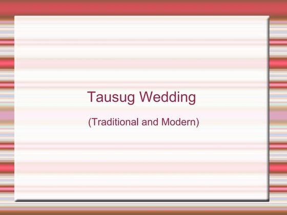 Tausug beliefs and practices | PPT