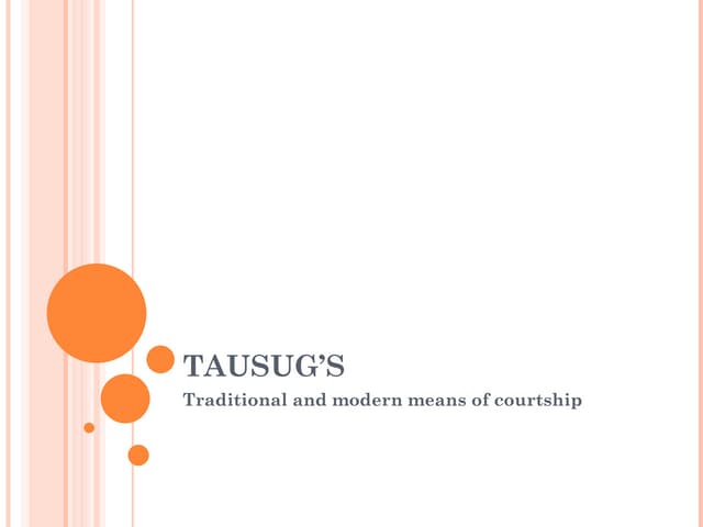 Tausug beliefs and practices | PPTX