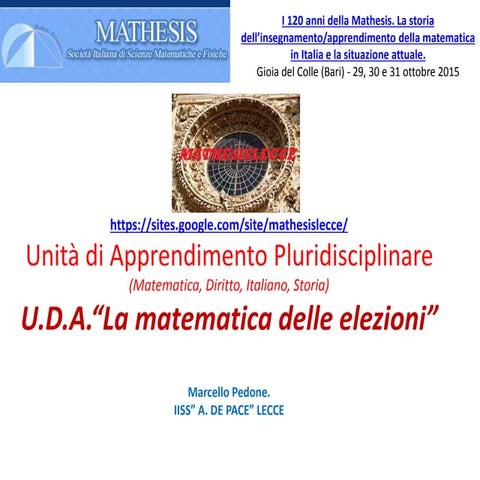 L'italicum, il mattarellum, il porcellum e la "matematica delle ...