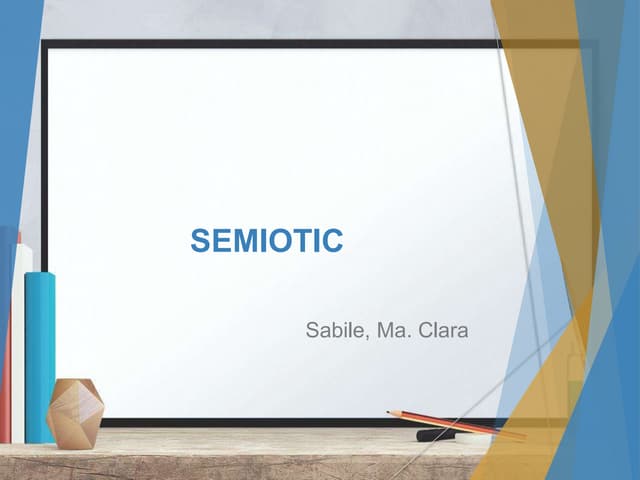 Semiotics | PPTX