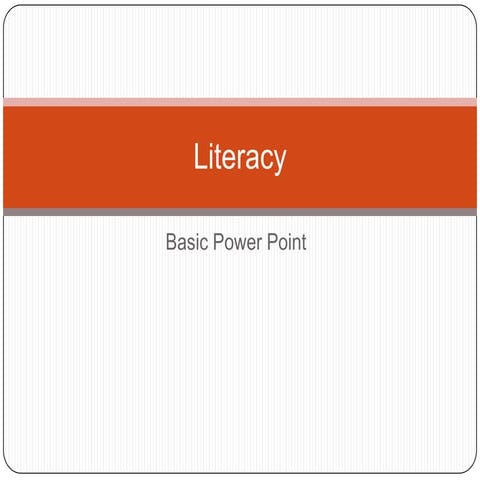 Interactive literacy | PPTX