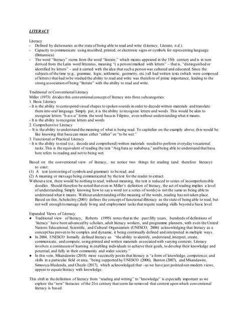 literacy ppt | PPTX