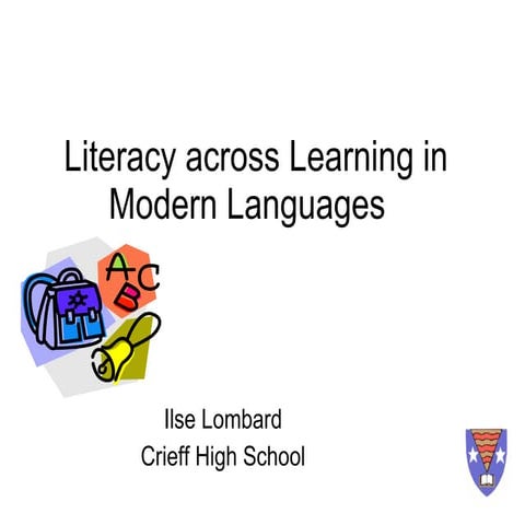 Literacy across learning in modern languages | PPS