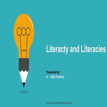 Literacy and literacies | PPTX