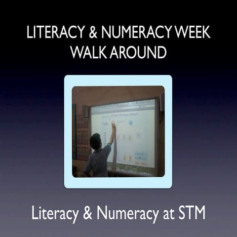 Literacy and numeracy walkaround | PPT