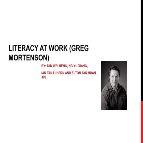 Greg mortenson | PPTX