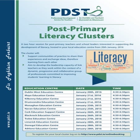 Literacy Clusters Flyer | PDF