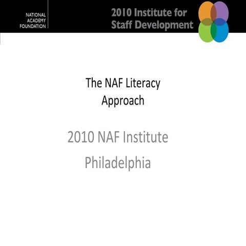 Literacy instruction in the naf curriculum, andy rothstein | PPT ...
