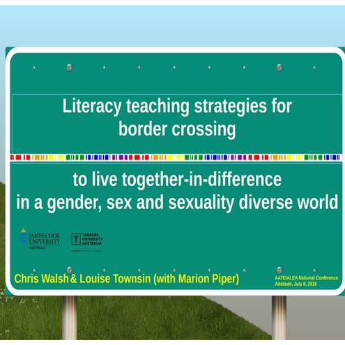 Literacy strategies for border crossing to live together in a gender ...