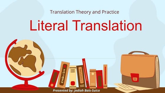 Methods Of Translation | PPT