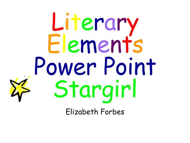 Literary Elements | PPT