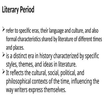 Periods in literature | PDF