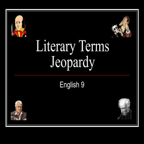 Literary terms | PPT | Poetry | Books and Literature