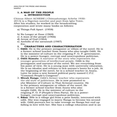 Literary analysis @hl | PDF