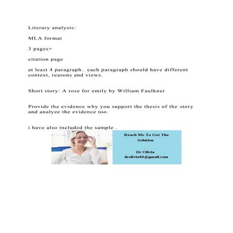 Literary analysisMLA format3 pages+citation pageat .docx