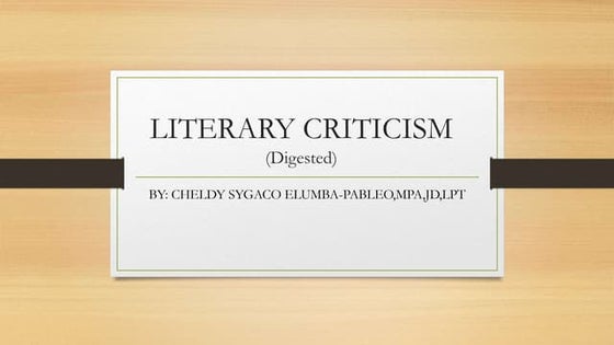 Values of Literature | PPTX | Fiction | Books and Literature