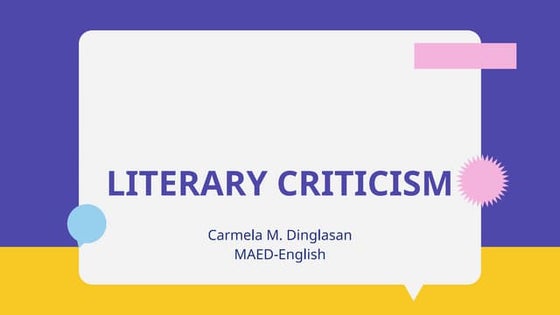 Historical criticism | PPTX