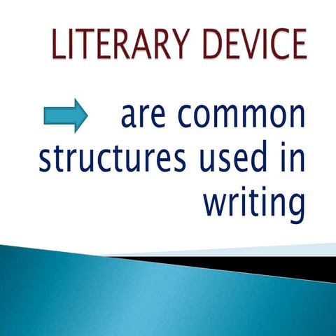 Literary device | PPTX