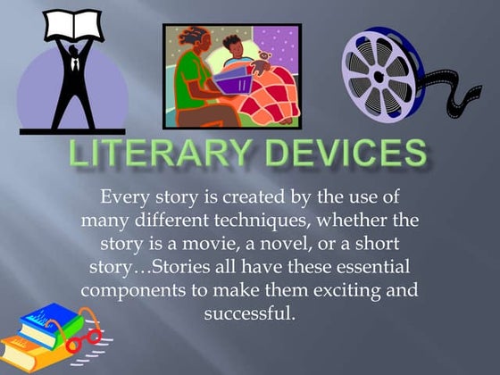English 9 - Literary Devices | PPT | Fiction | Books and Literature