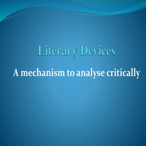 Literary Devices | PPT