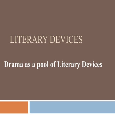 Literary devices | PPTX